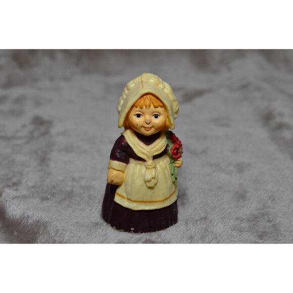 Hallmark | Holiday | 978 Hallmark Merry Miniature Pilgrim Girl Figurine ...